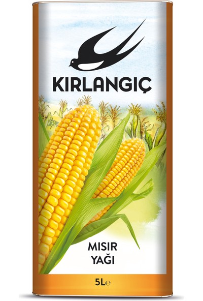 Kırlangıç Mısır Yağı 5 lt Teneke Kırlangıç Mısır Yağı 5 lt Teneke