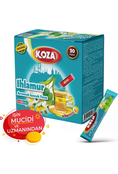 Koza Tek İçimlik Ihlamur Aro. İçecek Tozu (30 Stick) Koza Tek İçimlik Ihlamur Aro. İçecek Tozu (30 Stick)