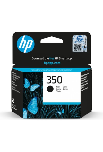 HP 350 Siyah Mürekkep Kartuş CB335E / CB335EE
