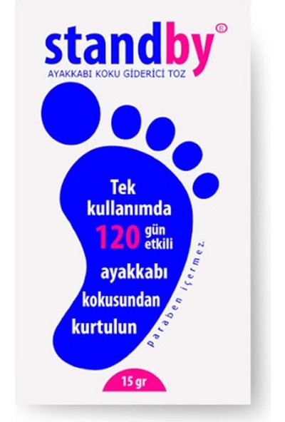 Asker Paketi Standby Ayak Kokusu Önleyici Toz 120 Gün Etkili 18 Paket Asker Paketi Standby Ayak Kokusu Önleyici Toz 120 Gün Etkili 18 Paket