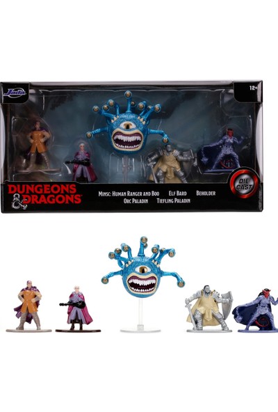 Jada Dragons 5'li Paket Nanofigs Koleksiyon Karakterleri 253253000
