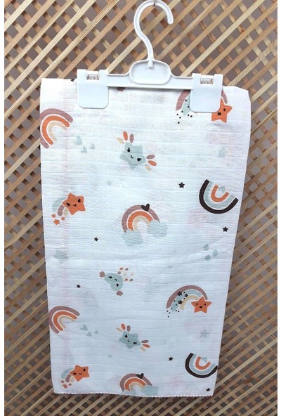Arya Kids Mutlu Yıldız ve Gökkuşağı Müslin Battaniye