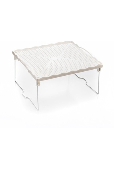 Sue Metal Ayaklı Kare Pratik Raf