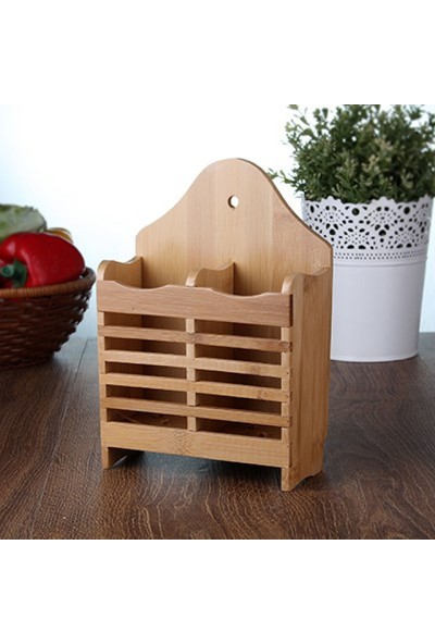 Sue Bambu Asılabilir Dik Kaşıklık