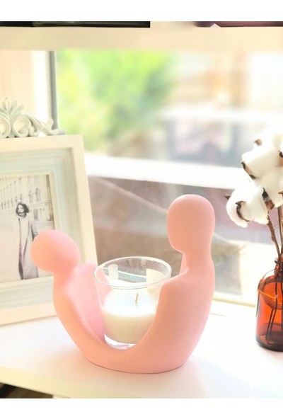 Parla Sevgili Saksı Veya Mumluk Hediye Mum Ile Özel Tasarım PS4058