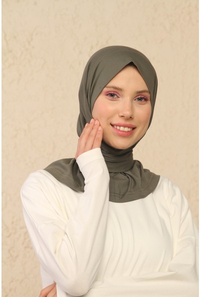 Tamodji Pratik Çıt-Çıtlı Eşarp Başörtüsü