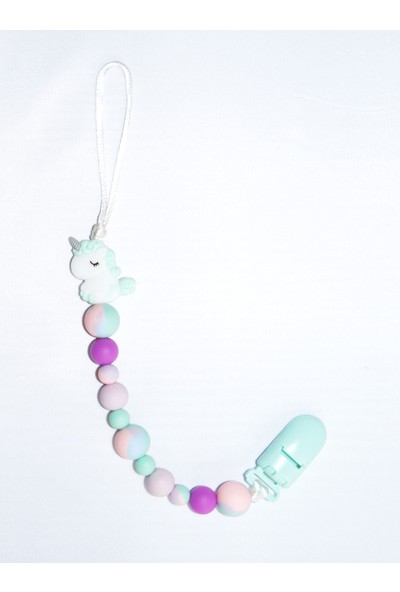 Baby Kits For You Babykits Unicorn Silikon Emzik Askısı / Emzik Zinciri Mint Baby Kits For You Babykits Unicorn Silikon Emzik Askısı / Emzik Zinciri Mint