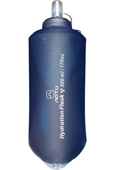 500ML Basit Yumuşak Su Şişesi Kompresyon Doğrudan Içme Yumuşak Su Şişesi Kamp Için