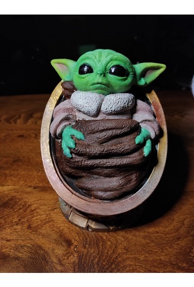 Baby Yoda (17CM) Dekoratif Heykel Figür Biblo Baby Yoda (17CM) Dekoratif Heykel Figür Biblo