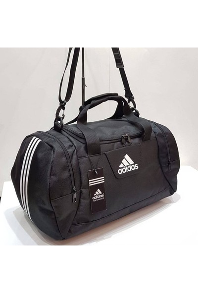 Adidas Unisex Orta Boy Seyahat Fitness ve Spor Çantası Siyah 45 cm