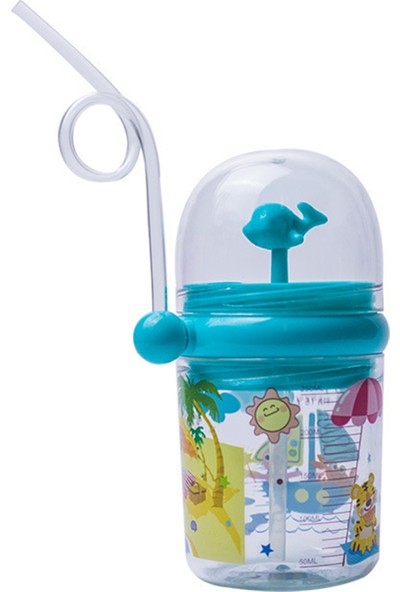 250ML Çevre Dostu Saman Şişe Evrensel Karikatür Saman Su Şişesi Ev Kullanımı Için 250ML Çevre Dostu Saman Şişe Evrensel Karikatür Saman Su Şişesi Ev Kullanımı Için