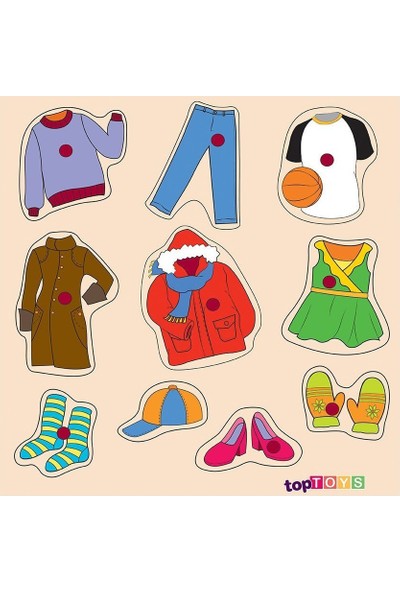 Tuuverse 1111-CS Chiva, Kıtafetler Ahşap Puzzle