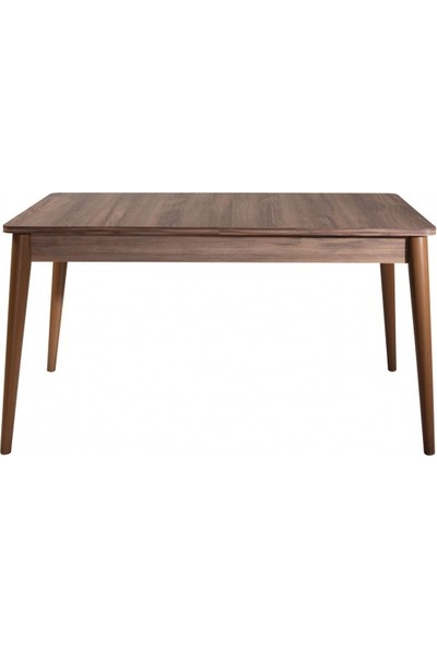 Evistro Ortadan Açılır Yemek Masası 90X145CM Ceviz
