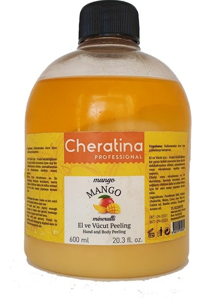 Cheratina El ve Vücut Peeling 600 ml Mango