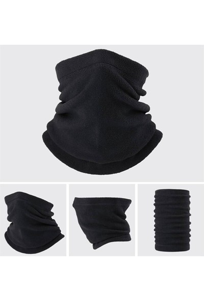 E-Taktik Extreme Siyah Polar Fonksiyonel Ipli Boyunluk Bere