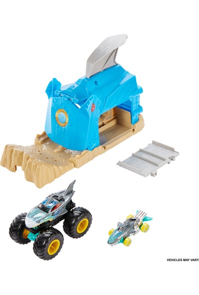 Hot Wheels® Monster Trucks Fırlatıcı Oyun Seti Serisi Monster Truck Aracı ve 1:64 ölçekli Hot Wheels® araba içerir 4 yaş ve üzeri GKY03 Hot Wheels® Monster Trucks Fırlatıcı Oyun Seti Serisi Monster Truck Aracı ve 1:64 ölçekli Hot Wheels® araba içerir 4 yaş ve üzeri GKY03