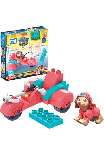 Mega Bloks PAW Patrol Liberty'nin Scooter'ı, yürüme çağındaki çocuklar için yapı oyuncakları (11 parça) GYH94 Mega Bloks PAW Patrol Liberty'nin Scooter'ı, yürüme çağındaki çocuklar için yapı oyuncakları (11 parça) GYH94