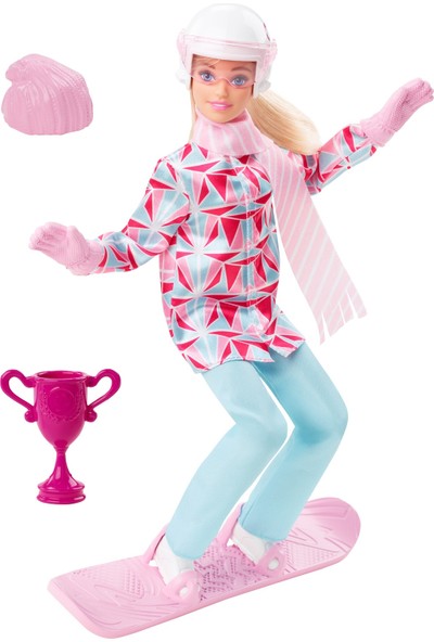 Barbie Snowboard Sporcusu Bebek