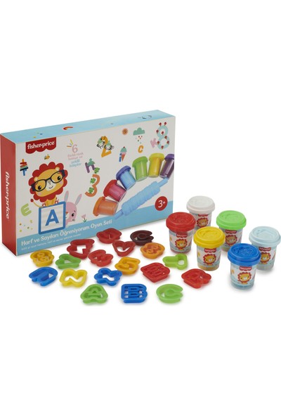 Fisher Price Alfabe ve Sayılar Oyun Hamuru Seti HHJ35 Fisher Price Alfabe ve Sayılar Oyun Hamuru Seti HHJ35