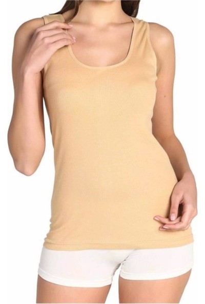 Tutku 3'lü Ten Ribana Geniş Askı Atlet Tutku 3'lü Ten Ribana Geniş Askı Atlet