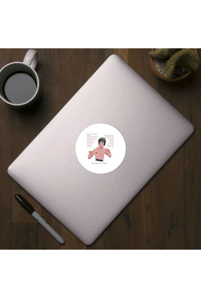 Fizello Be Water, My Friend Sticker Fizello Be Water, My Friend Sticker