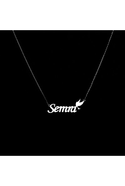 HMC Gold Isimli Kuş Figürlü Kolye 925 Ayar Gümüş