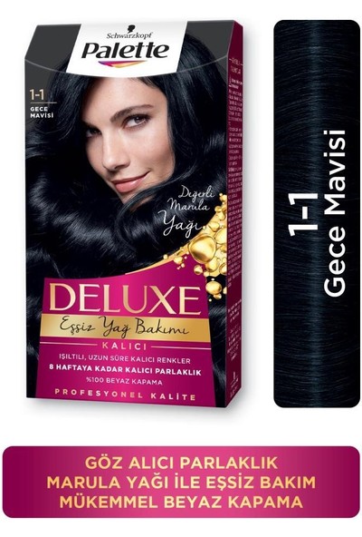Schwarzkopf Palette Deluxe 1-1 Gece Mavisi Saç Boyası