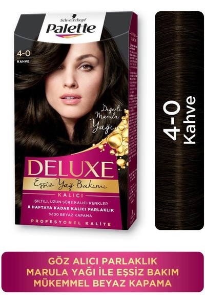 Schwarzkopf Palette Deluxe 4-0 Kahve Saç Boyası Schwarzkopf Palette Deluxe 4-0 Kahve Saç Boyası