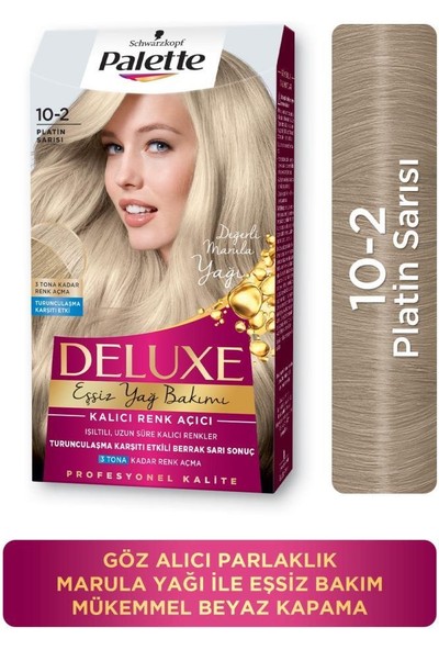 Schwarzkopf Palette Deluxe 10-2 Platin Sarısı Saç Boyası
