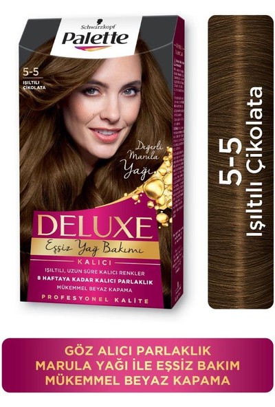 Schwarzkopf Palette Deluxe 5-5 Işıltılı Çikolata Saç Boyası