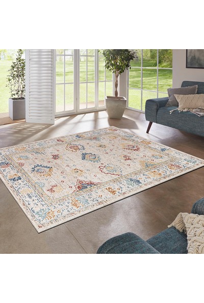 Estiva Home Modern Polyester Beige Krem Oda Halısı Garden 0116 Estiva Home Modern Polyester Beige Krem Oda Halısı Garden 0116