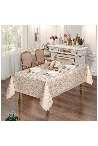 Finezza Leke Tutmaz Dertsiz Sare Masa Örtüsü Bej