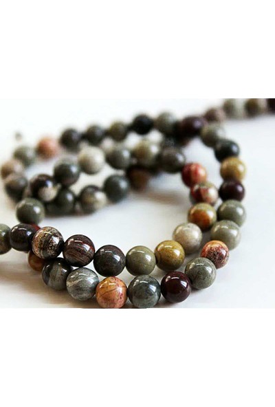 Yaşam Tohumu Jasper Taşı 6mm/10 Adet