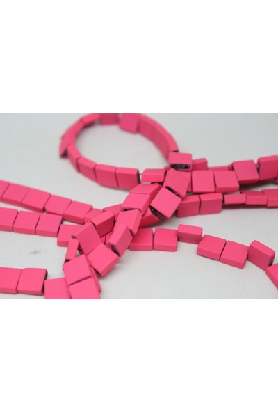 Yaşam Tohumu Hematit Taşı Çift Delikli Dizi (17530)