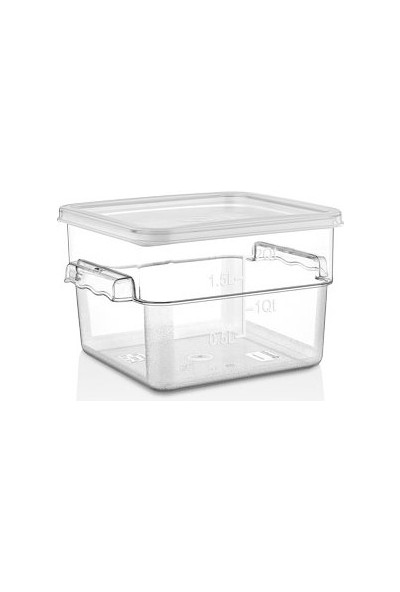 Provedas Gastroplast 1,9 Lt. Kare Saklama Kabı (Pc) 2`li