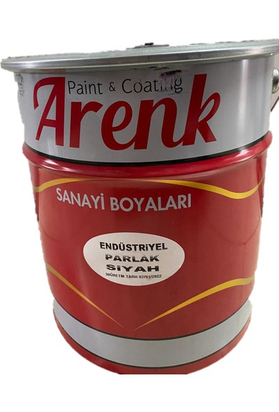 Endüstriyel Parlak Siyah Boya