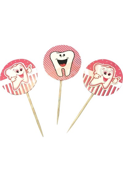 Renklidükkan Pembe Renk Diş Buğdayı Parti Kürdan Süsü 20 Adet Renklidükkan Pembe Renk Diş Buğdayı Parti Kürdan Süsü 20 Adet