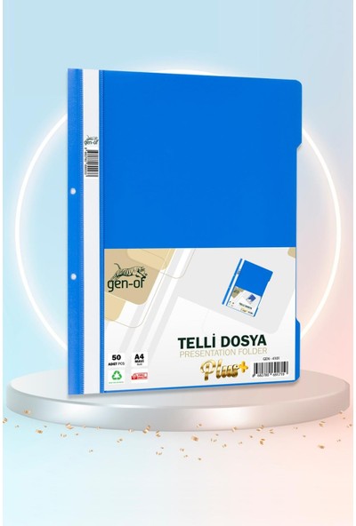 Gen-Of Telli Dosya Plus Mavi 50’li Paket