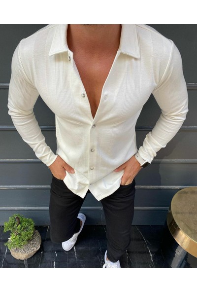 Wolfangèr Outdoors Yeni Sezon Pamuklu Örme Kumaş Oversize Trend Erkek Gömlek 10005 Wolfangèr Outdoors Yeni Sezon Pamuklu Örme Kumaş Oversize Trend Erkek Gömlek 10005