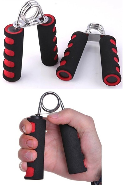 İndirim Kap El Yayı Süngerli Çelik Kavrama Güçlendirici Kaydırmaz Süngerli Yay