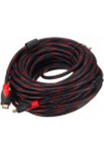 Platoon PL-8010 10 mt 1080P Hasır Örgülü HDMI Kablo Platoon PL-8010 10 mt 1080P Hasır Örgülü HDMI Kablo