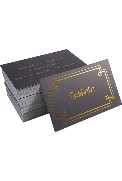 Repro Design Teşekkür Kartı 25 Adet Repro Design Teşekkür Kartı 25 Adet