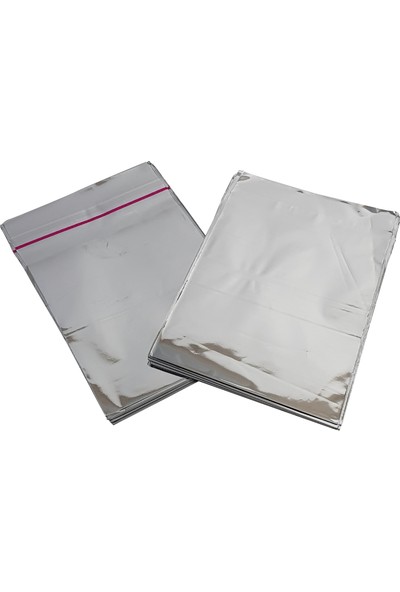 Repro Design 7x9 Gümüş Metalize Hediye Paketi 100 Adet