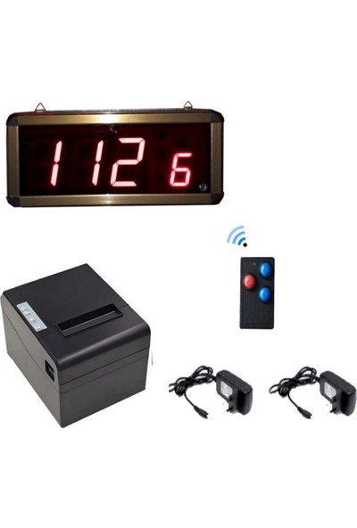 Kablosuz Tek Kullanıcılı Sıramatik Seti (Termal Printer Dahil) Kablosuz Tek Kullanıcılı Sıramatik Seti (Termal Printer Dahil)