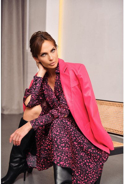 Avemod Fuşya Deri Ceket Av 1158 Avemod Fuşya Deri Ceket Av 1158