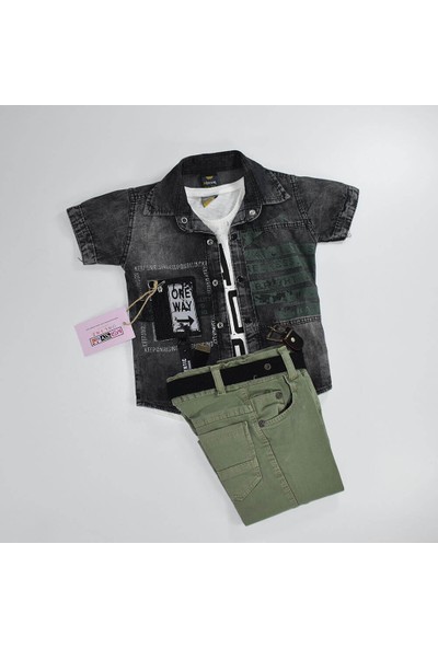 Erkek Çocuk Takımı Üçlü Şık Takım 1-8 Yaş