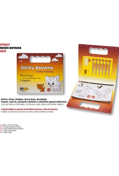 Sticky Boyama Seti Sticky Boyama Seti