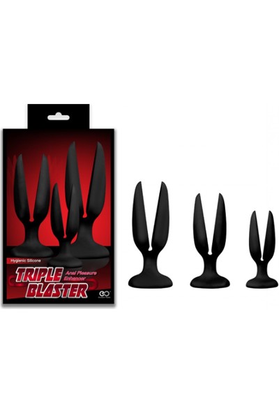 Sens Triple Blaster Açılır 3lü Anal Tıkaç Seti