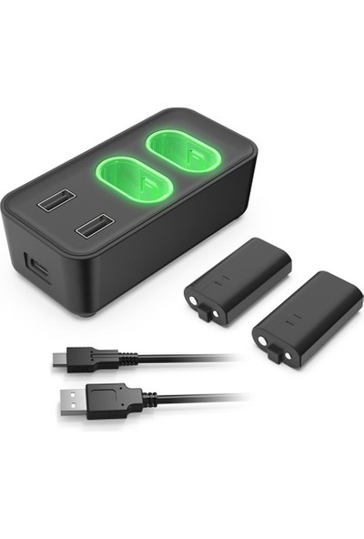 Dobe Xbox Series S x Batarya Şarj Dock + 2 Adet Pil Dahil
