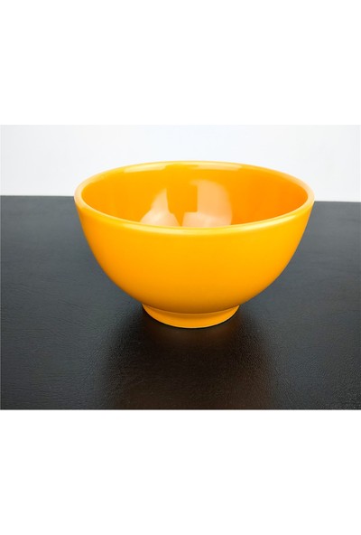 Edessa Seramik 14 cm Sarı Seramik Derin Kâse